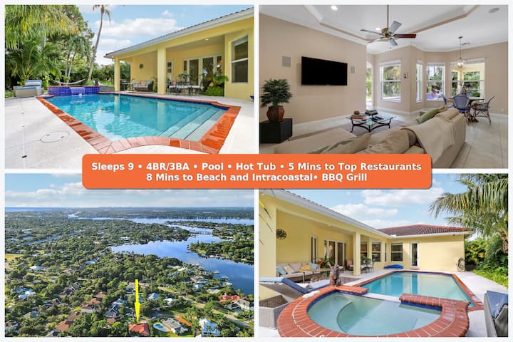 Jupiter Home • 8 Mins To Beach • Pool • Hot Tub - Jupiter, FL