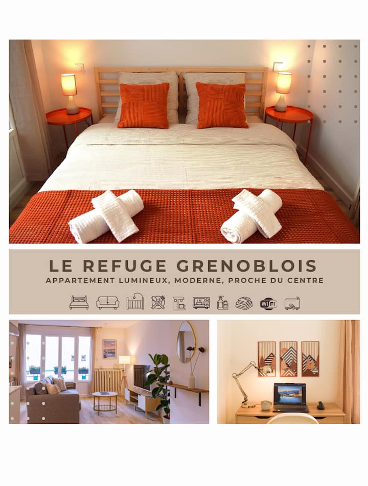 Moderne, Calme & Lumineux • Proche Centre, Tram - Grenoble