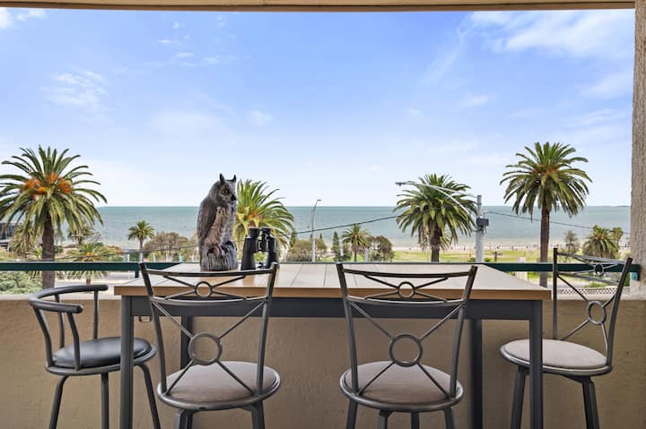 Art Deco 1br St Kilda Beach Views & Parking - St Kilda