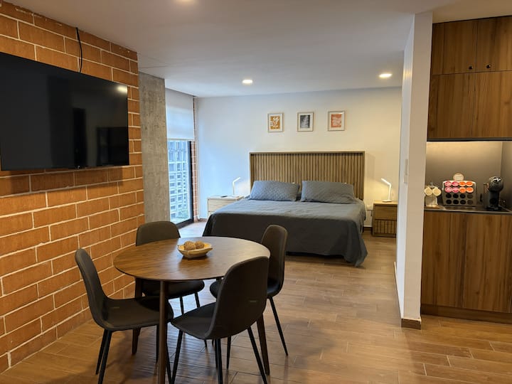 Luminoso Estudio Nuevo, Vista Al Cerro De La Silla - Monterrey