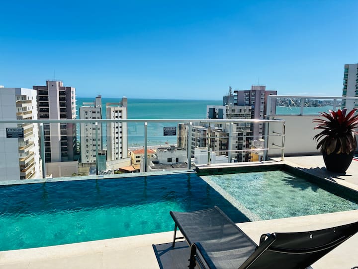 Mar, Piscina, Jacuzzi, Roupas De Cama E Banho! - State of Espírito Santo