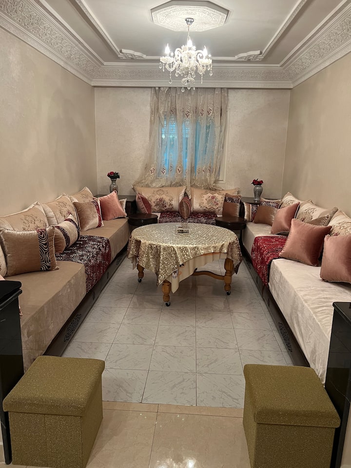 Grand Appartement 2 Chambres à Proximité De Rabat - Salé