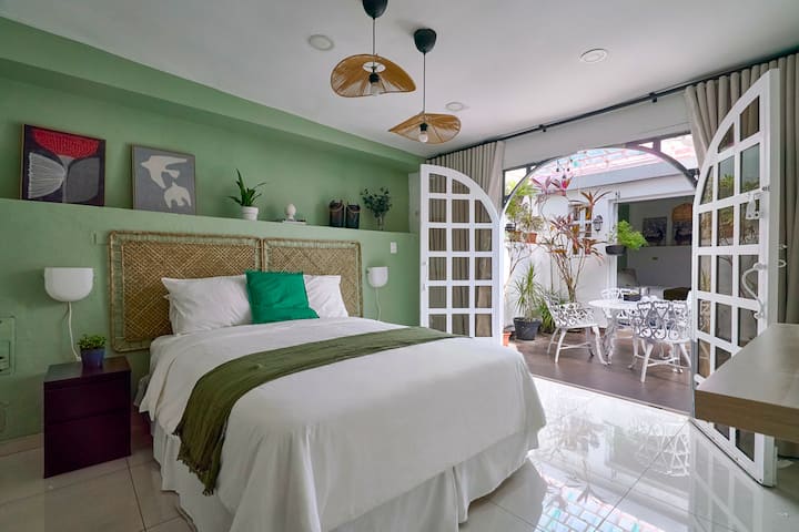 Red Door Zona Colonial Apart Con Terraza Interior - Santo Domingo