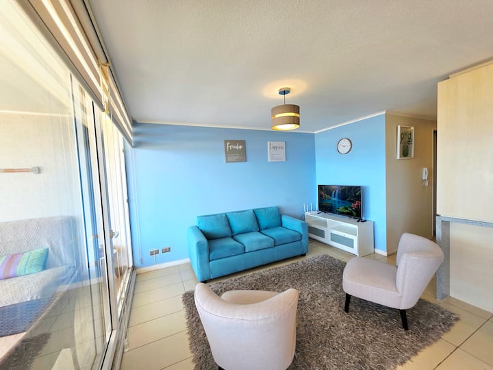 Dpto. Vista Al Mar |Terraza Xxl|piscinas + Jacuzzi - Elqui