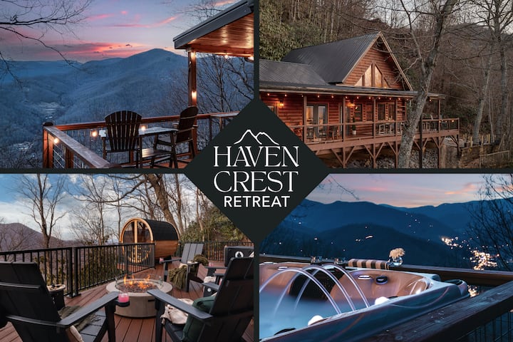 Luxury Wellness Retreat | Hot Tub, Sauna, Views - Maggie Valley, NC