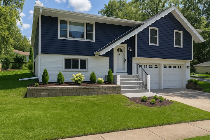 Spacious Full Furnished Home For Long Stays - Bartlett, IL