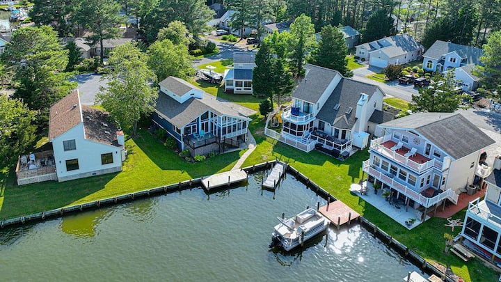 Park Place | Waterfront Views + Boat Dock - Ocean Pines, MD