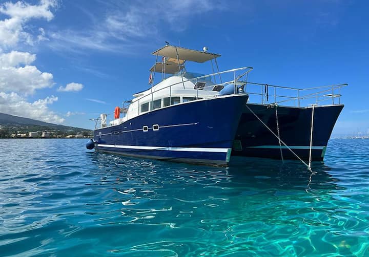 Catamaran Prestige Pour 6 Cabines Et ÉQuipage - Tahití