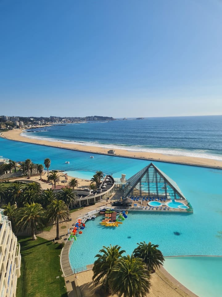 Full Equipado Moderno Cómodo San Alfonso Del Mar - Algarrobo