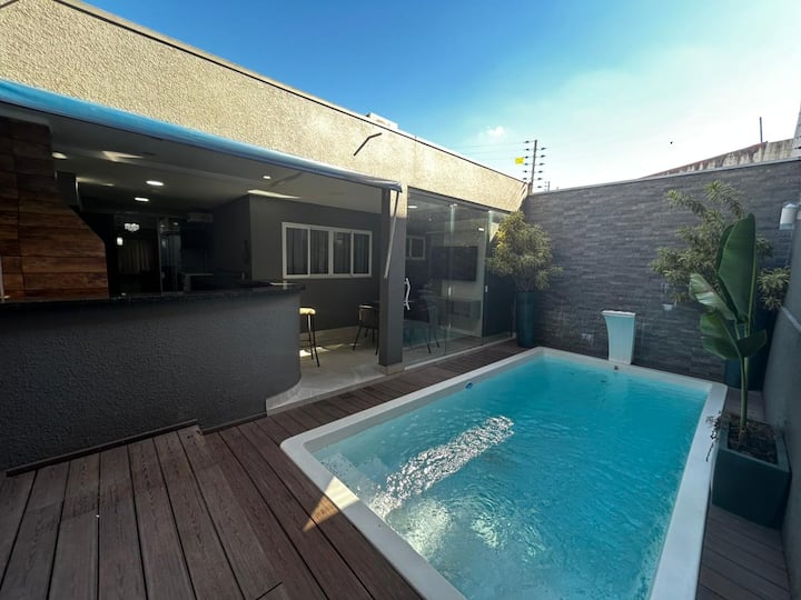 Casa Com Piscina E Churrasqueira Em Foz Do Iguaçu - Foz do Iguaçu