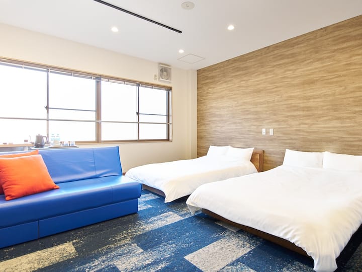 【203】スーパー近く！キッチン・洗濯機完備で長期滞在も安心／駐車場無料。21㎡　【全室禁煙】 - 신구시