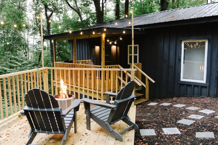 Woodsy 1 Br Cabin/hot Tub/fire Pit/pets Welcome - Ellijay