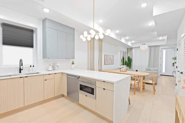 4br | Sleeps 12 | Chef's Kitchen | 20 Min Nyc! - Hoboken, NJ
