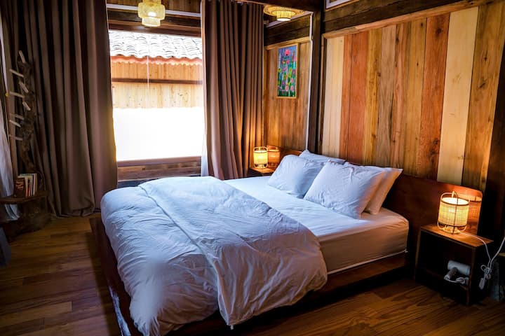 Balana Hagiang · Family Wood Lodge · Double + Bunk - Yên Minh