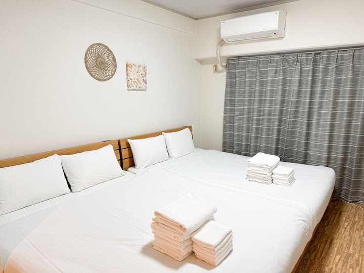 Bright Nordic Home In Hakata | Near Gion St, Max 4 - Hakata Station - Fukuoka