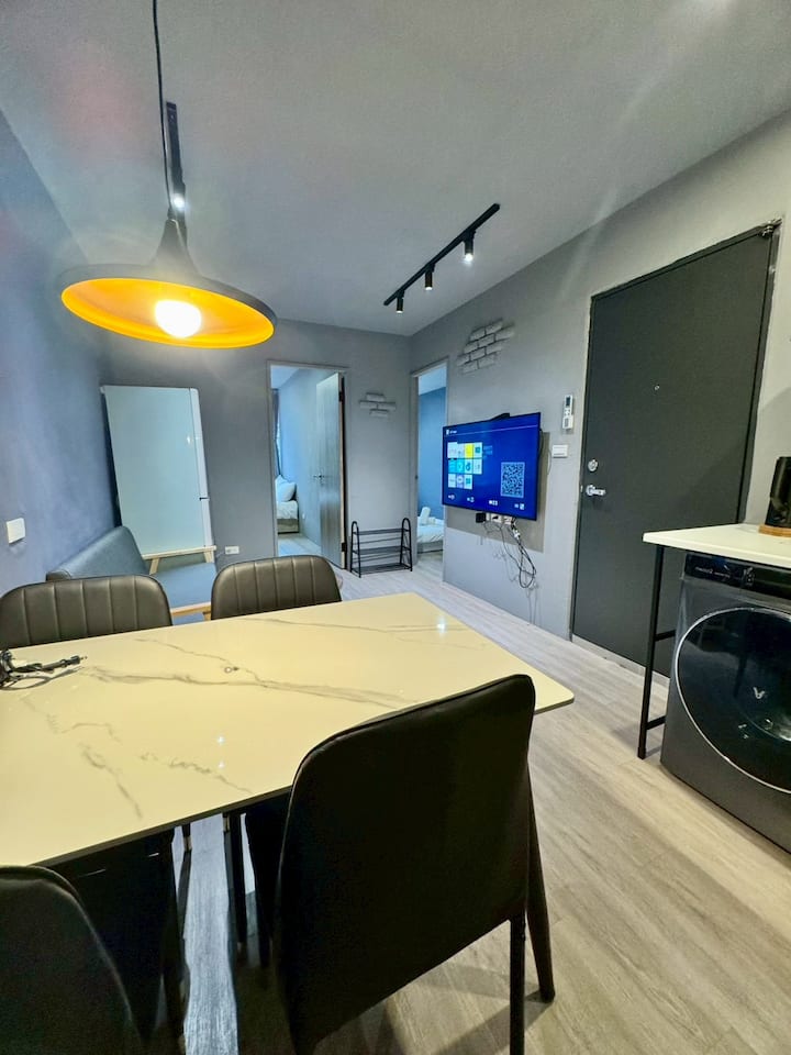 Nje303鄰近民生社區&饒河夜市及南京三民捷運站2分鐘,全新裝潢適合團體旅行 - Taipei