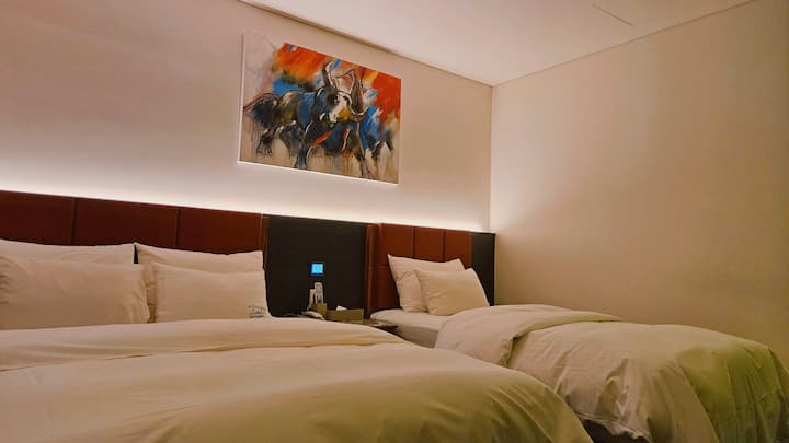 611首尔少见的安静精品酒店 Indipresent Hotel Deluxe Twin 双床房 - Seúl