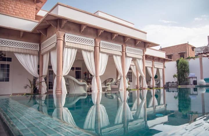 8br Luxestay W Pool In Jodhpur By Homeyhuts - Jodhpur