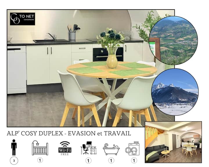 Alp'cosy Duplex - ÉVasion & Travail - Ancelle
