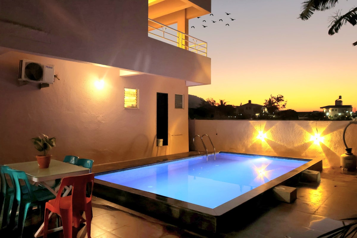 Villa suprema l 3bhk ll piscina privada ll área de mini pub - Casas en ...