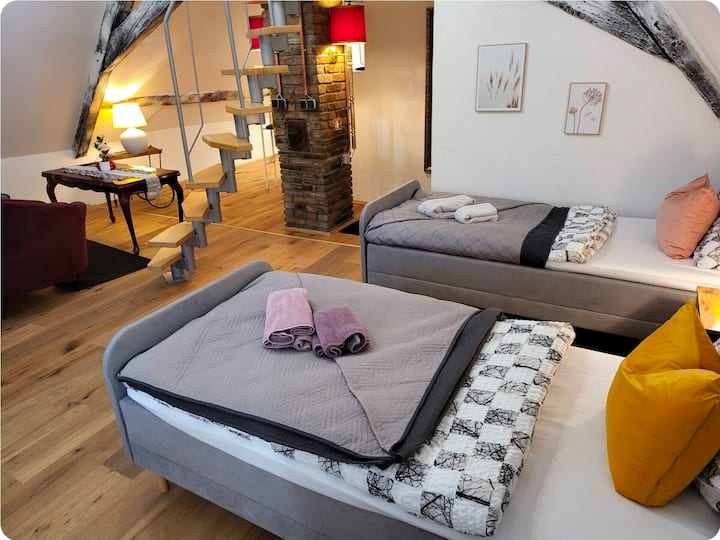 Zwei Verbundene Apartments – 13 Schlafplätze, - Dieburg