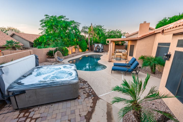 Scottsdale Dream- Free Heated Pool Hot Tub Firepit - Phoenix, AZ