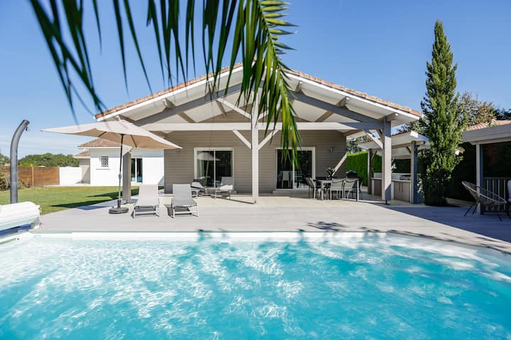 Très Belle Villa Avec Piscine Chauffée Et Jardin ! - Soorts-Hossegor