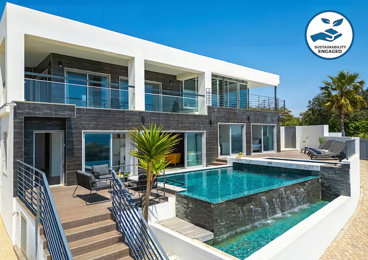 Stunning Sea View Villa W/ Infinity Pool & Jacuzzi - Albufeira