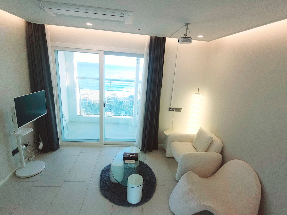 Bada Damgi #Juste en face de la plage de Naksan #Vue sur l'océan de ...