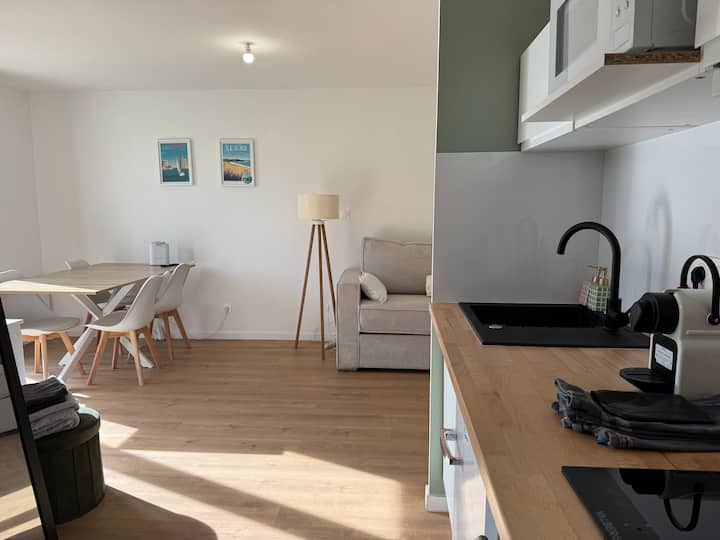 ღ Horizen •Studio Neuf, Cosy, Proche Plage - La Rochelle