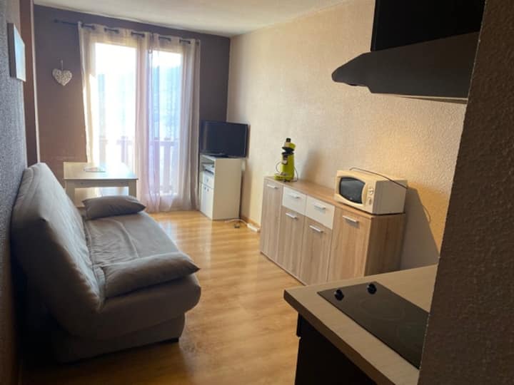 Bonascre 
Studio Proche Des Pistes Vue Montagne - Ax-les-Thermes