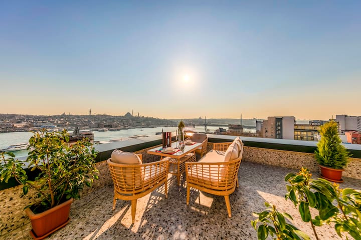 Central 4br/private Terrace/dublex,elevator,6a/c - Beykoz