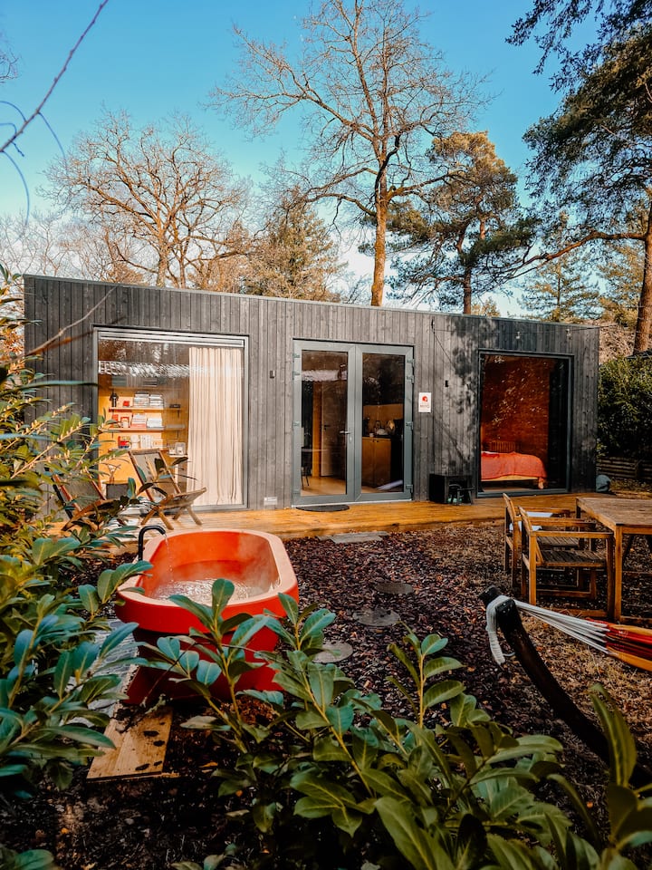 Miyo • Wellness Tiny House • Spa Garden Tub • Bos - Nunspeet