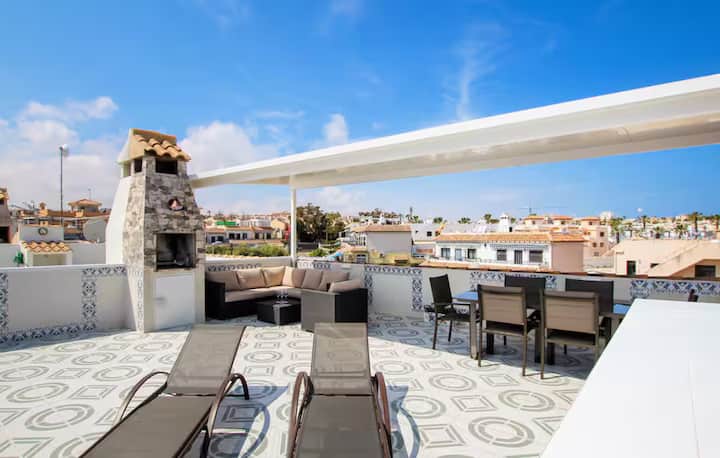 Splendid Apartment, Roof Terrace, Pool, 300 M Sea - Torrevieja