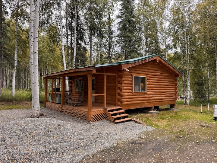 Log Cabin With Running Water & Heat &Wifi - Alaska
