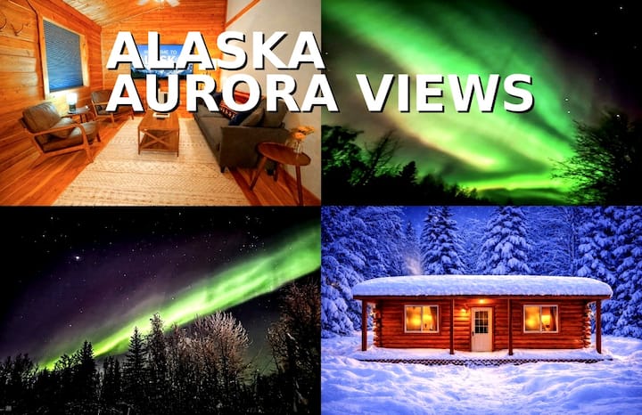 Cozy Log Cabin For Northern Lights | Heat+wifi - Alaska