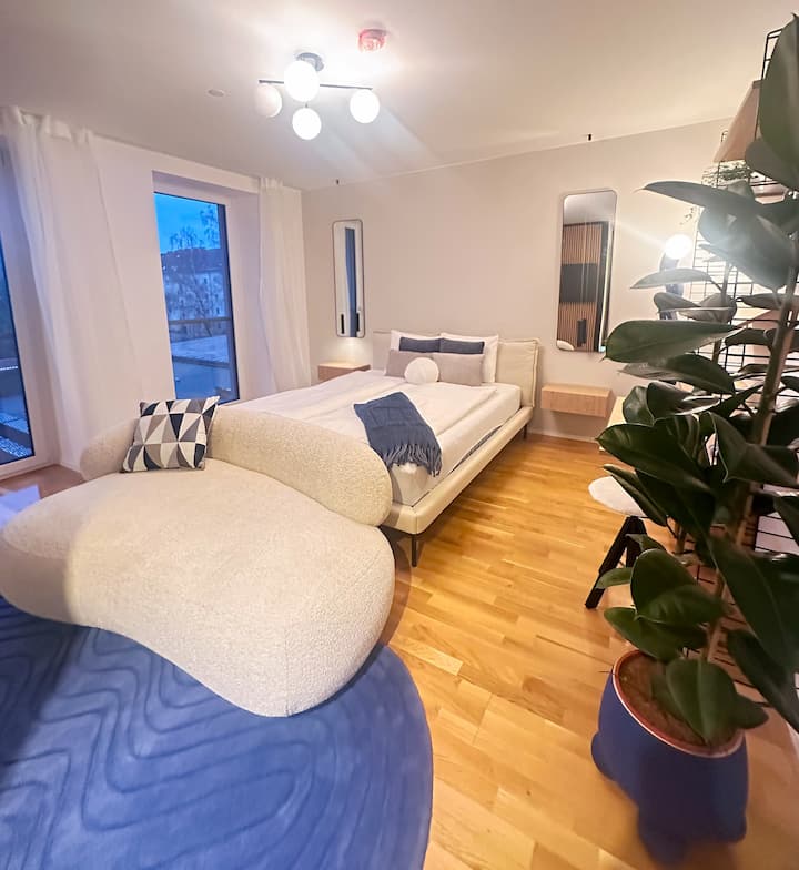 Design City Apartment: Zentrum I Garage I Terrasse - Linz