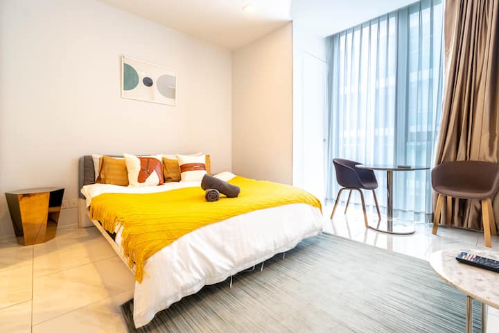 Superhost High Floor Studio Sukhumvit 11 Bts Nana - Bangkok