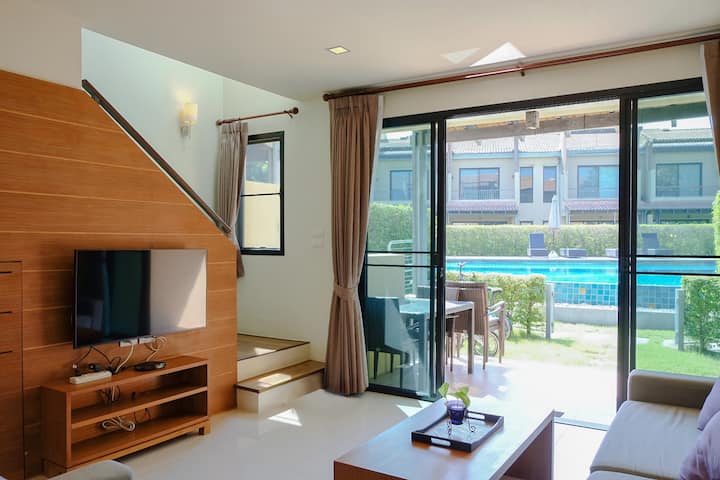 Bright, Cozy Home - 5 Min From Beach - Khao Yai