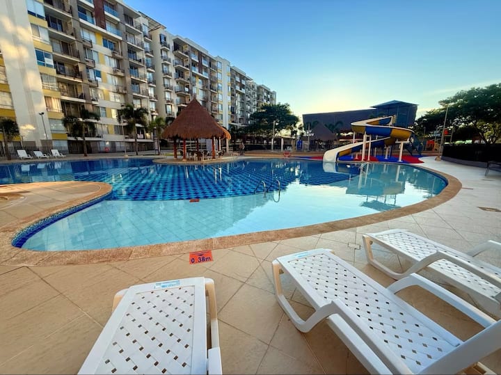 Apto Para Descanso Con Piscina Y Clima Perfecto. - Girardot