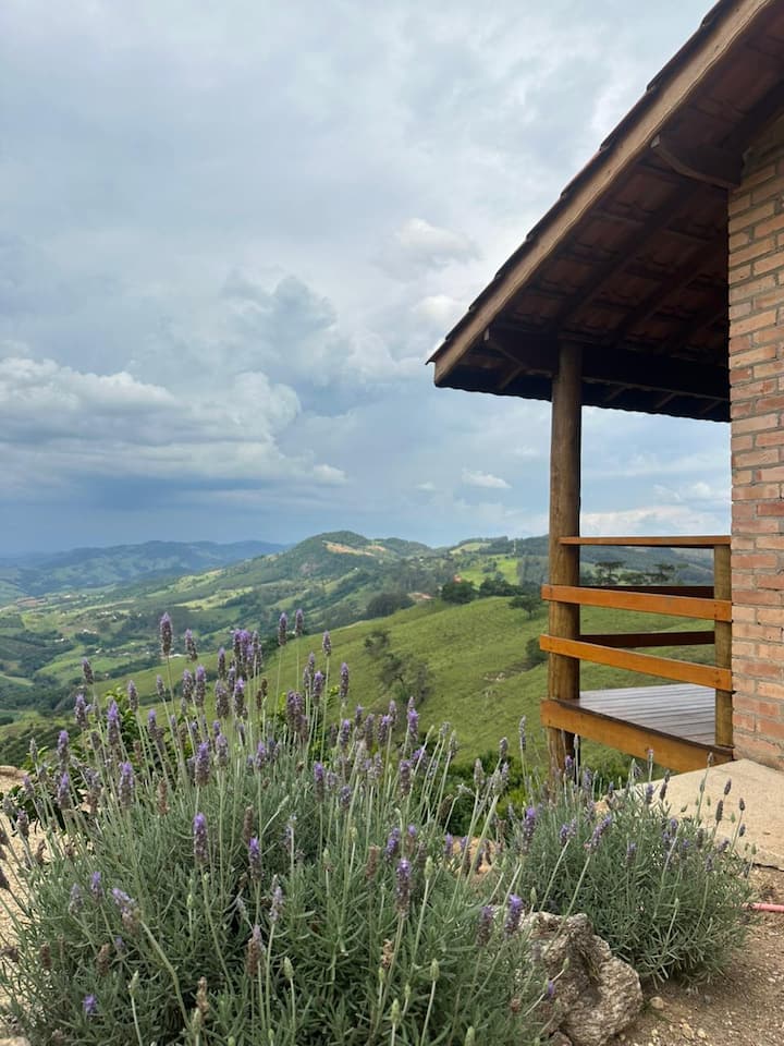 Chalé Ii Pico Dos Pássaros No Alto Da Montanha - Socorro