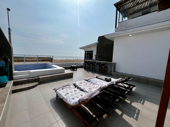 Casa Frente Al Mar • Terraza Y 2 Piscinas Privadas - Pérou