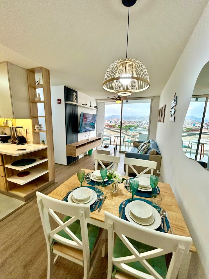 Apartamento De Estreno En Club House - San Bartolo - Chilca