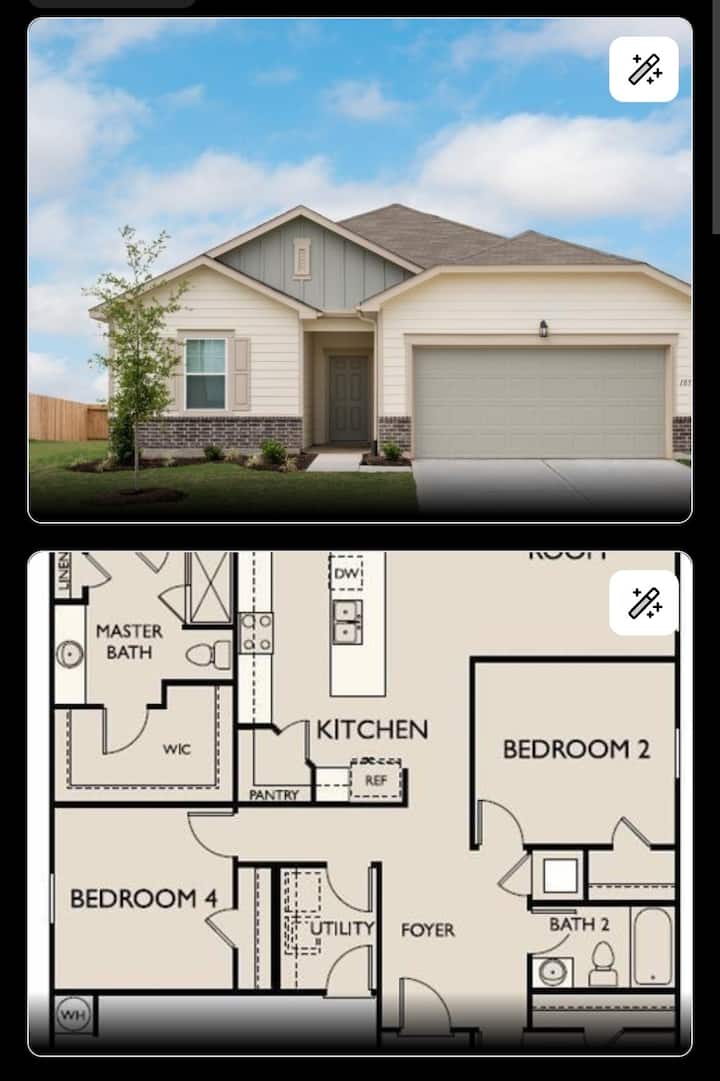 Cozy Quiet Home 9 Guests 4 Br 4 Beds 2 Bathroom - Katy, TX