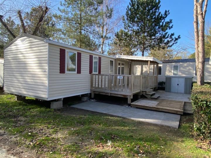 Mobil-home 4pers Spacieux, Camping 4étoiles, 458 - Saint-Jean-de-Monts