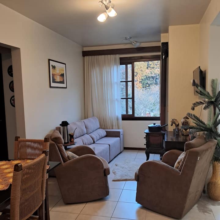 Apartamento Acolhedor No Bairro Planalto, Gramado - Gramado