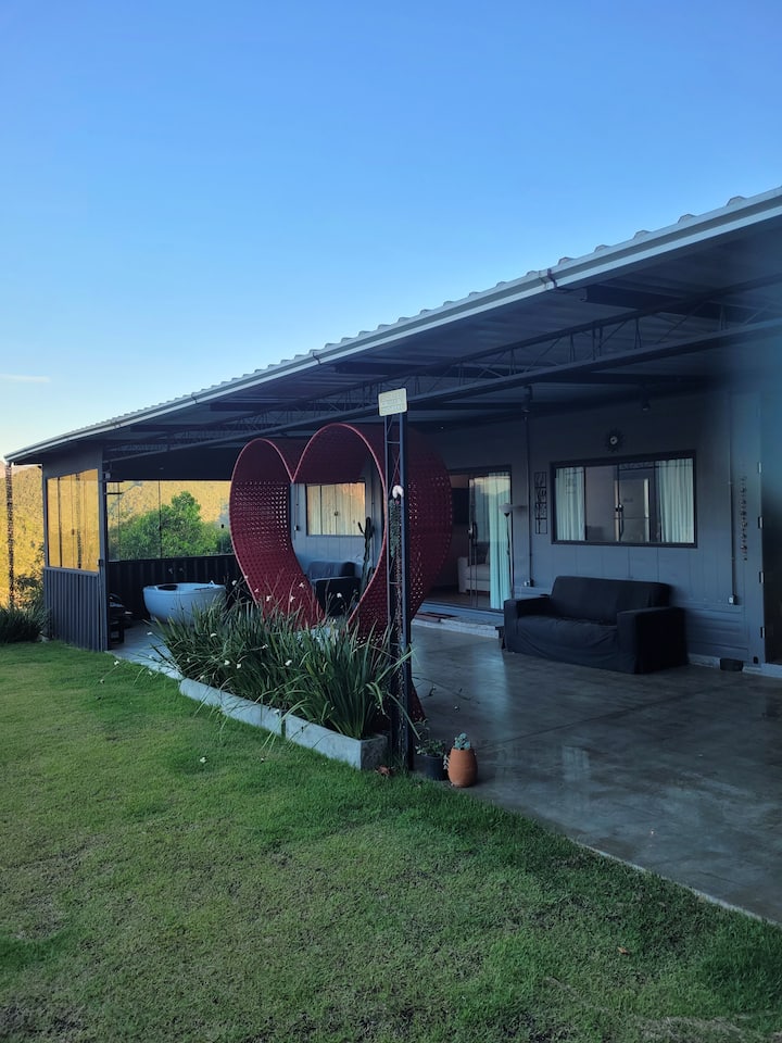 Casa Das Estrelas Com Vista Das Montanhas - Teresópolis