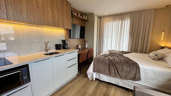 Loft 710, Varanda Vista, Frente Mar, Beto Carrero! - Brazil