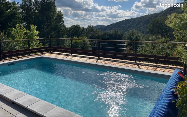 Cajarc 2026, Gîte Climatisé Avec Piscine Chauffée - Cajarc