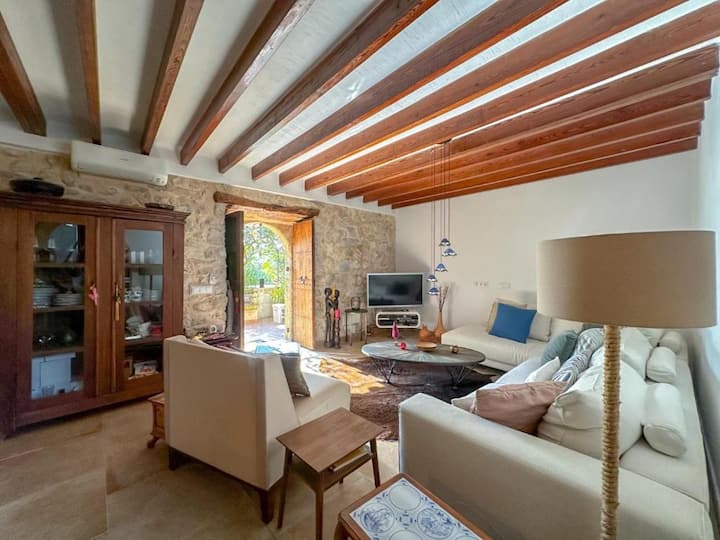 Villa "Son Reina" Idyllisches Ferienhaus Mit Pool - Cala Fornells